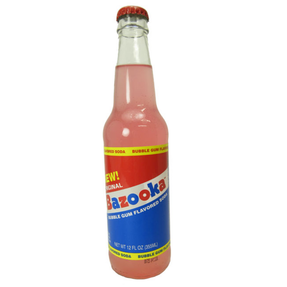 BAZOOKA BUBBLE GUM SODA 24/12oz – Solly's Sweets