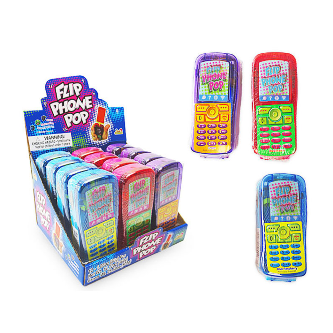 KIDSMANIA FLIP PHONE POP 12/1.06OZ – Solly's Sweets